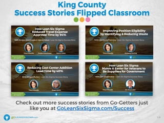 PRESENTATION: How to Flip the Conventional Lean Six Sigma Classroom ...