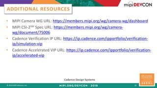 MIPI DevCon Seoul 2018: Next Generation Verification Process for ...