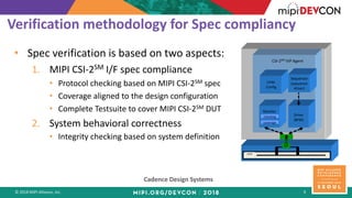 MIPI DevCon Seoul 2018: Next Generation Verification Process for ...