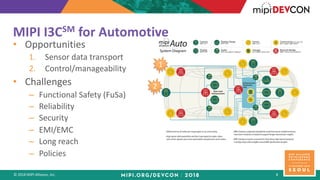 MIPI DevCon Seoul 2018: Evolving MIPI I3C for New Usages and Industries ...