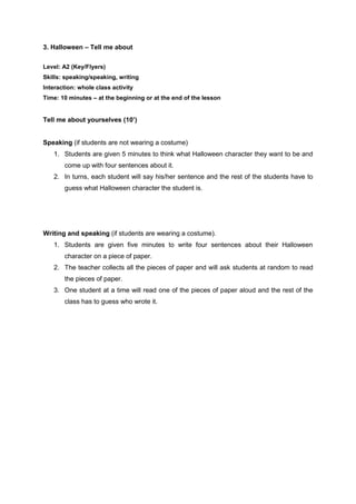 2018 October Cambridge English Teacher Activities - Nº 49 | PDF