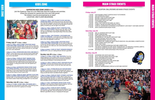 Raleigh Supercon 2018 Program Guide | PDF