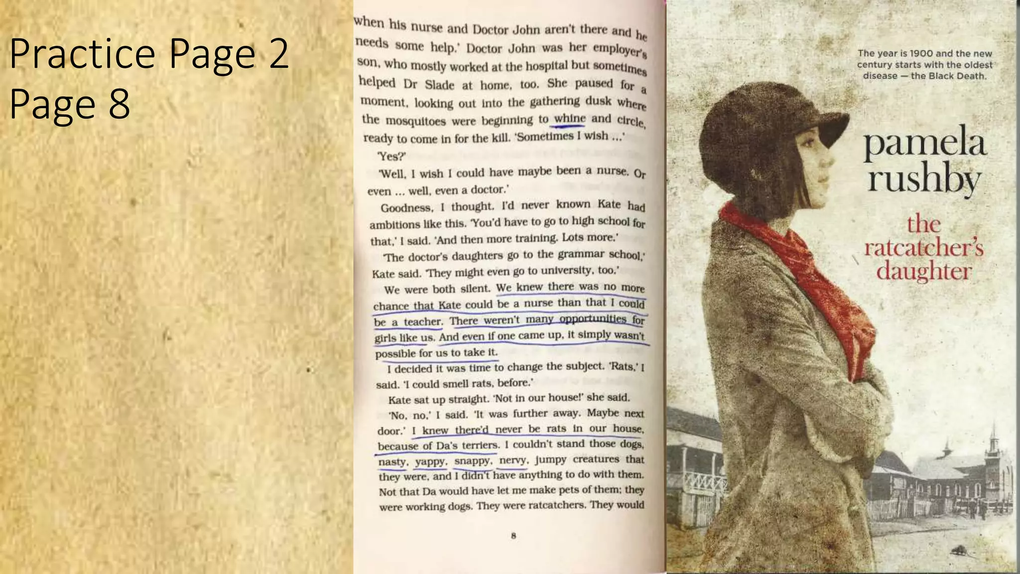 The ratcatchers daughter - annotating key quotes | PPTX