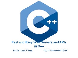 Fast C++ Web Servers | PPT
