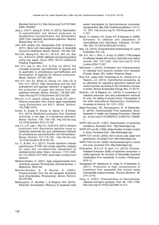 characteristics of solid waste of agar-agar industries | PDF