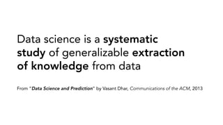 The Inquisitive Data Scientist: Facilitating Well-Informed Data Science ...