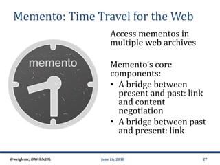 Intro to Web Archiving | PPT