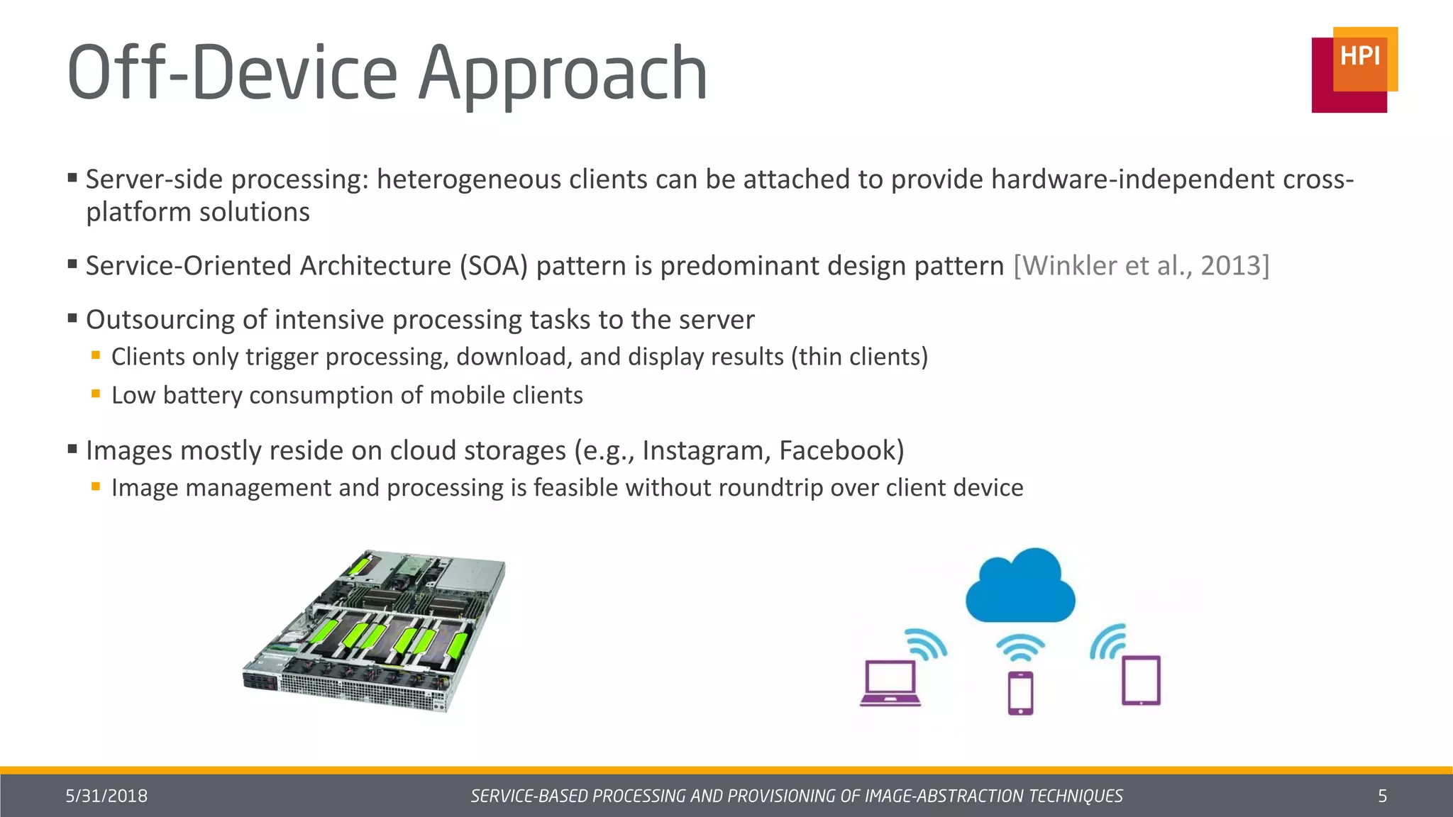 Service-based Processing and Provisioning of Image-Abstraction Techniques | PPT