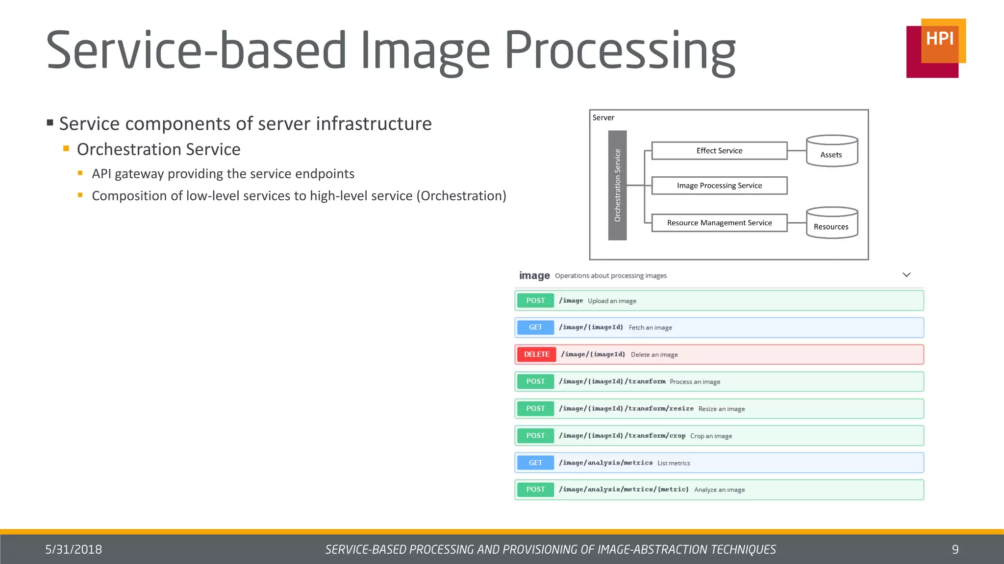 Service-based Processing and Provisioning of Image-Abstraction Techniques | PPT