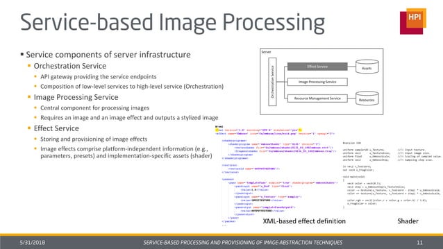 Service-based Processing and Provisioning of Image-Abstraction Techniques | PPT