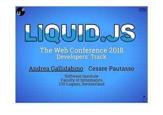 The Liquid User Experience API | PPT