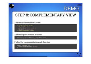 The Liquid User Experience API | PPT