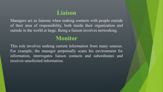 Roles of Manager | PPTX