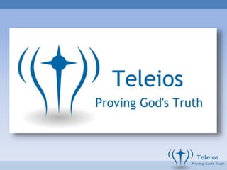 2018 Teleios talk at Bible-believing seminary | PPT