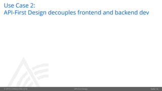 API-first design - Basis for an consistent API-Management approach | PPT