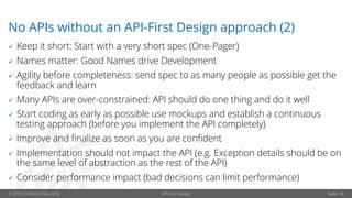 API-first design - Basis for an consistent API-Management approach | PPT