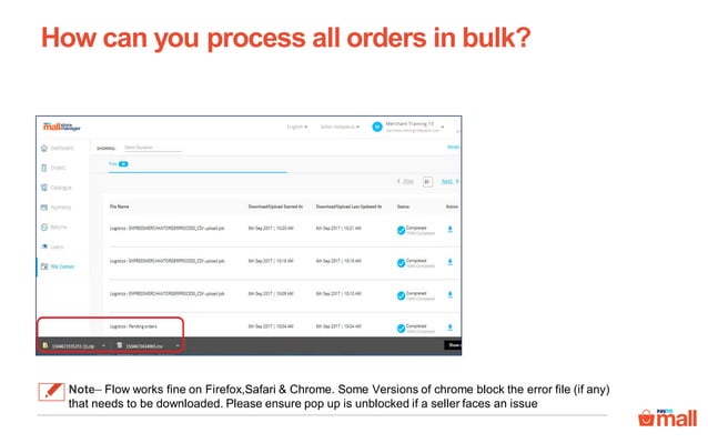 Express bulk order processing | PDF | Browsers | Computer Software and ...