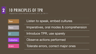 10 Principles of Total Physical Response (TPR) | PDF