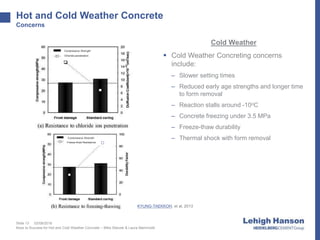 Keys to Success for Hot and Cold Weather Concrete | PPTX