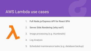 Future of Cloud Starts with Serverless | PPT