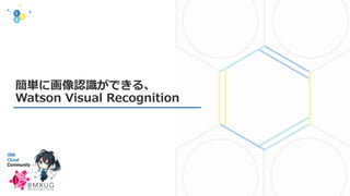 無料で使える画像認識、Watson Visual Recognitionで遊んでみよう | PPT