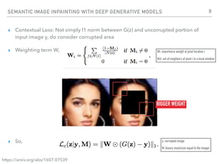 Semantic Image Inpainting | PDF | 3-D Graphics | Computer Software and Applications