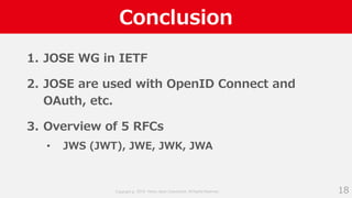Overview of JSON Object Signing and Encryption | PDF | Web Development | Internet