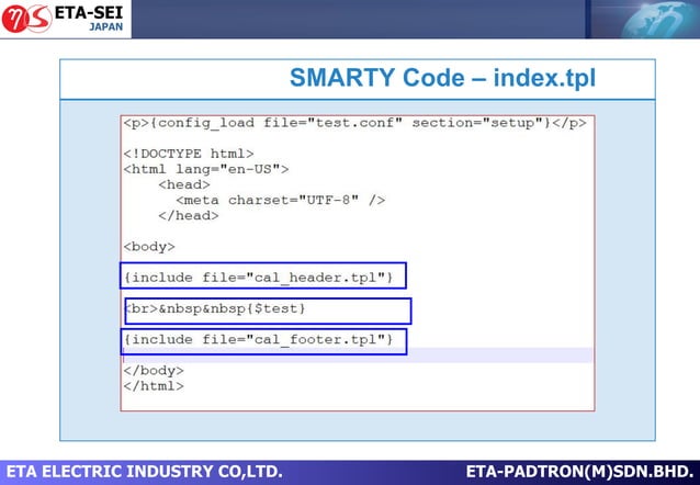 ETA Padtron Sdn.Bhd. - Enterprise Programming - Tools | PPT