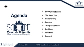 SCOPE Board Information Evening | PPT