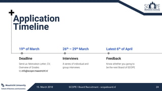 SCOPE Board Information Evening | PPT