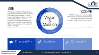 SCOPE Board Information Evening | PPT