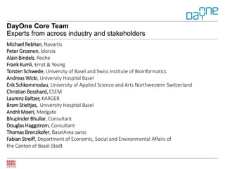 DayOne event intro - SPHN | PPT