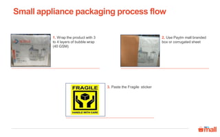 Packaging guidelines - Appliances | PDF
