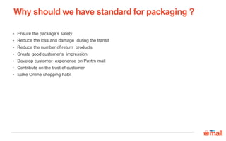 Packaging guidelines - FMCG | PDF