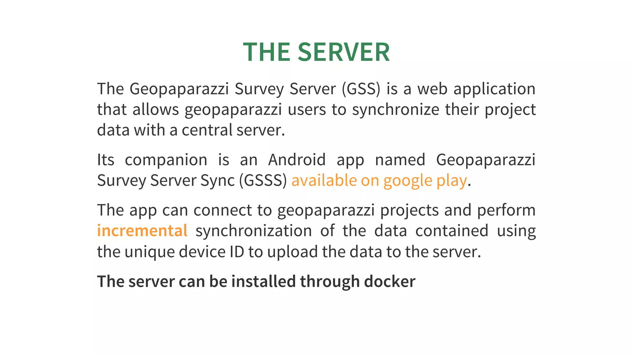 GEOPAPARAZZI STATE OF THE ART OF THE DIGITAL FIELD MAPPING APPLICATION ...
