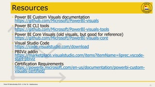 Extending Power BI with your own custom visual | PPTX
