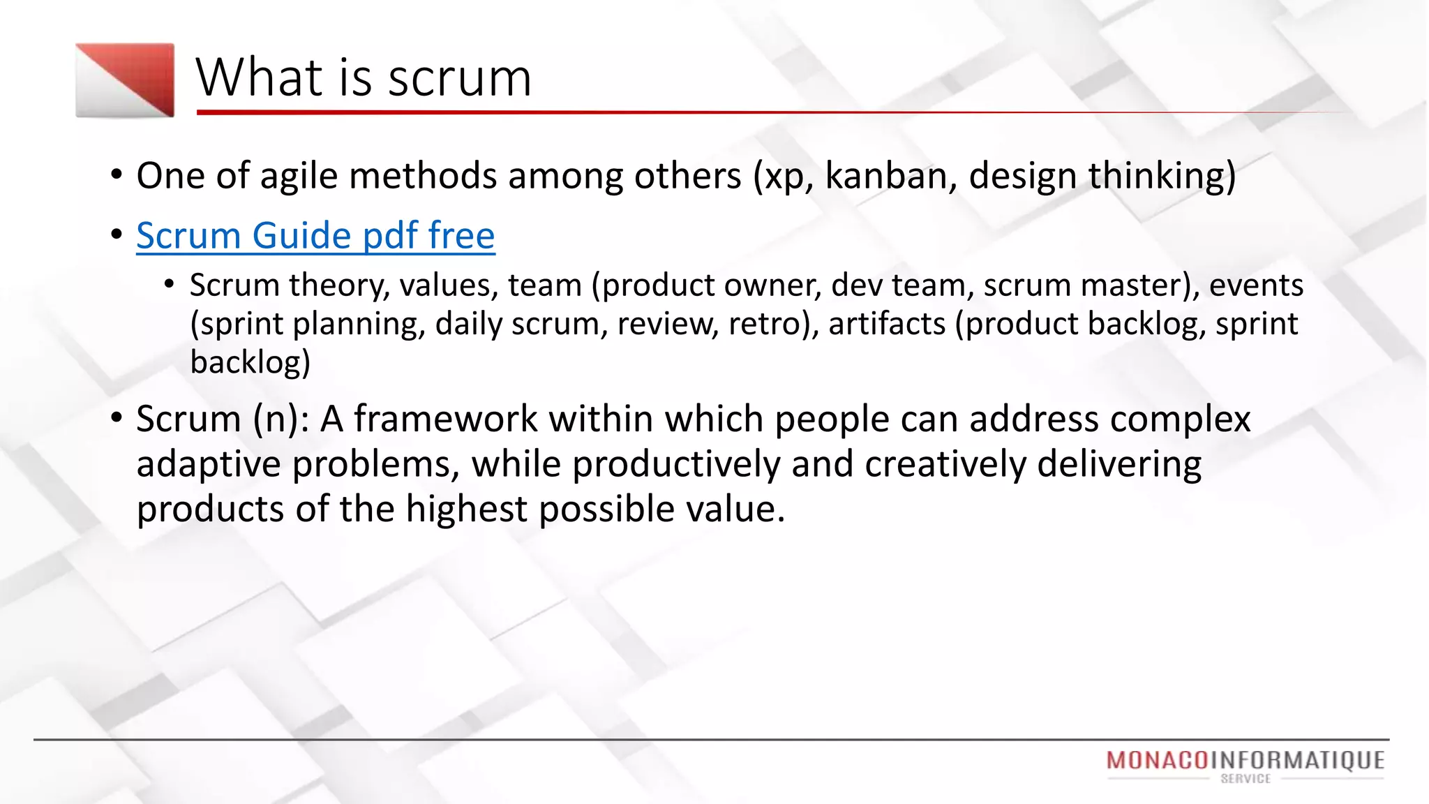 Introduction to Design Thinking & Correlation to Scrum | PPT