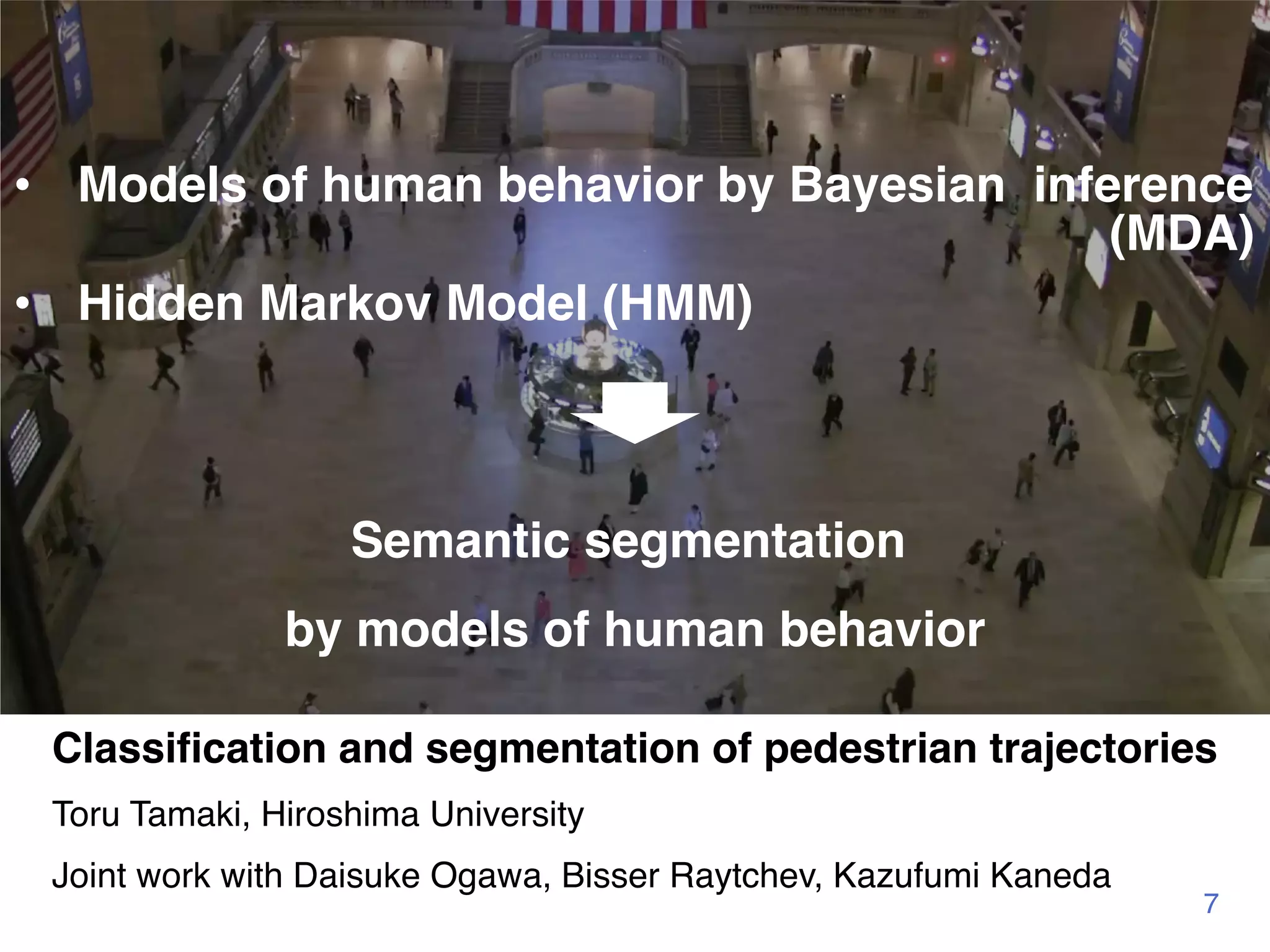 Semantic segmentation of trajectories with agent models | PPT