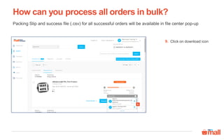 Express bulk order processing | PPT