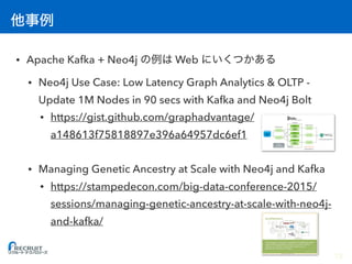 Apache Kafkaとグラフデータベースによる成長するネットワークグラフを分析・可視化する基盤 | PPT