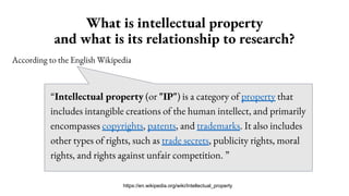 The Ethics of Owning Ideas: “Intellectual Property” vs. Open Access ...