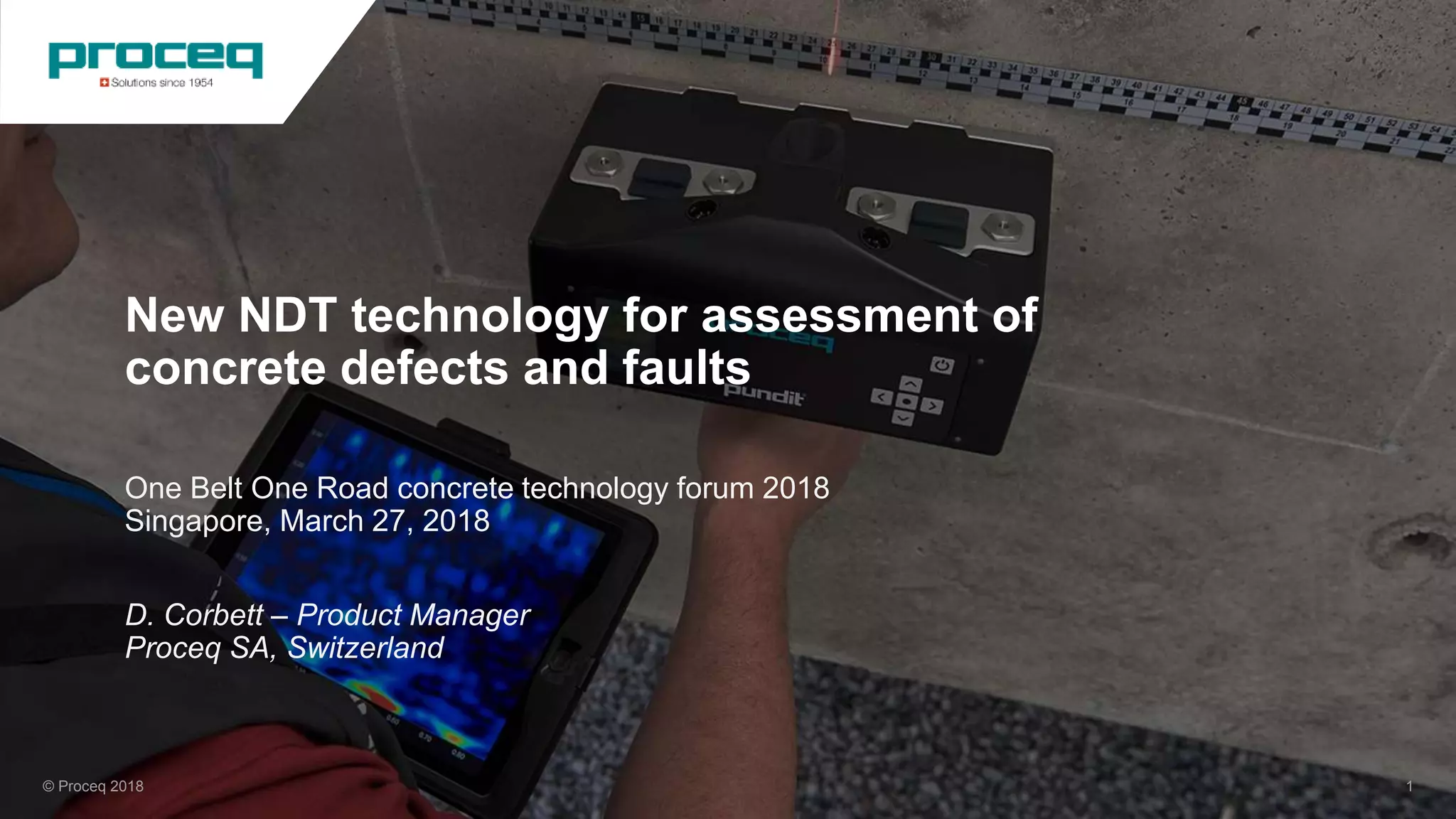 New NDT technology for assessment of concrete defects and faults | PPT