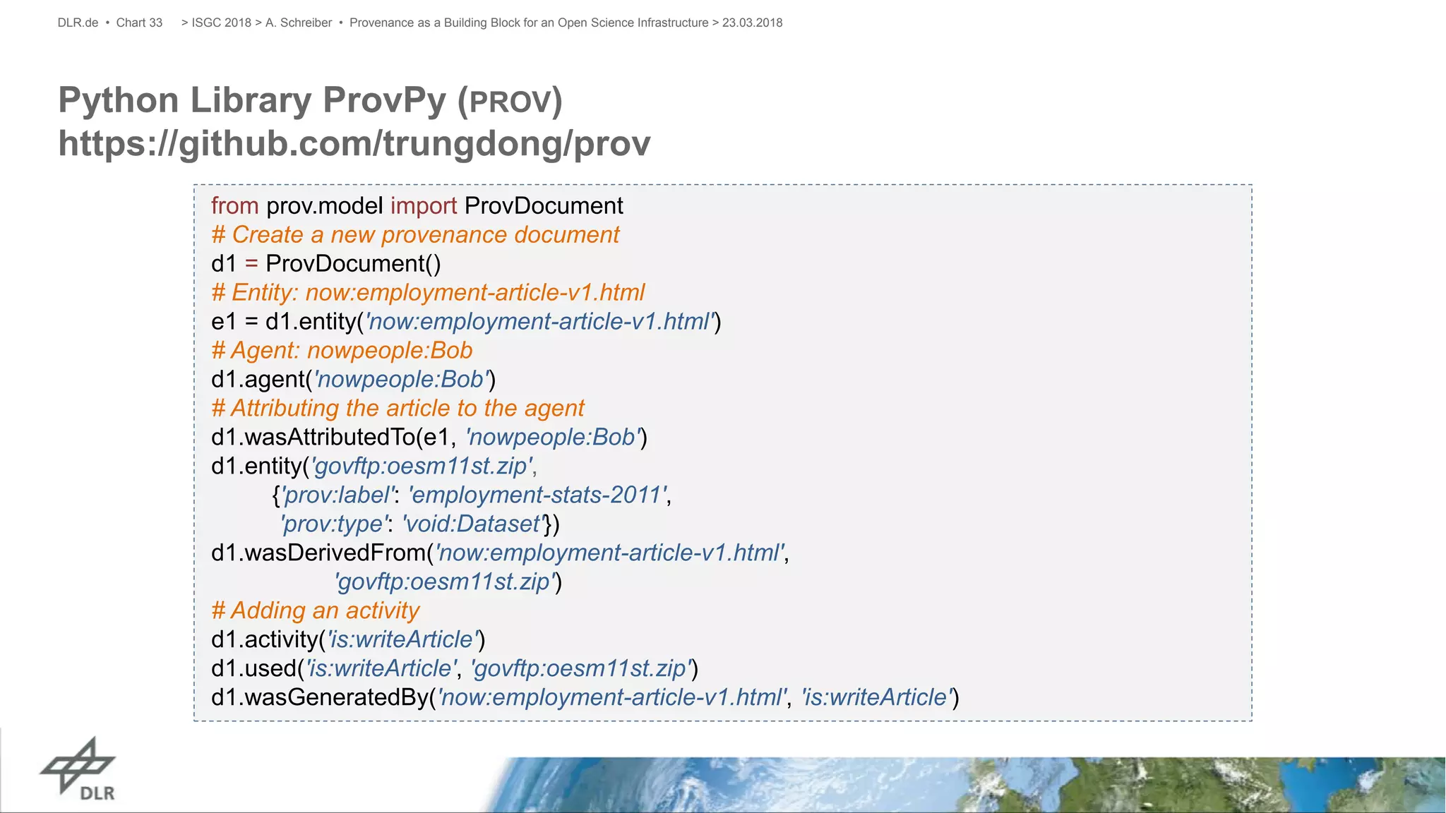 Provenance as a building block for an open science infrastructure | PPT