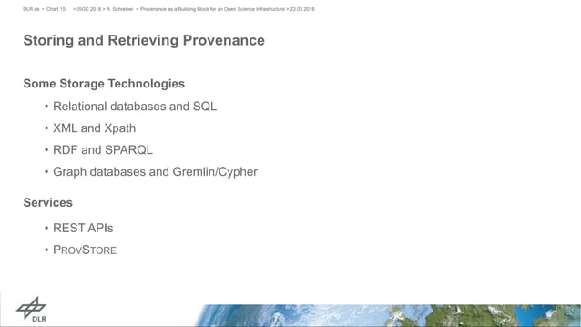 Provenance as a building block for an open science infrastructure | PPT