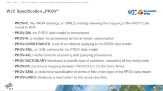 Provenance as a building block for an open science infrastructure | PPT