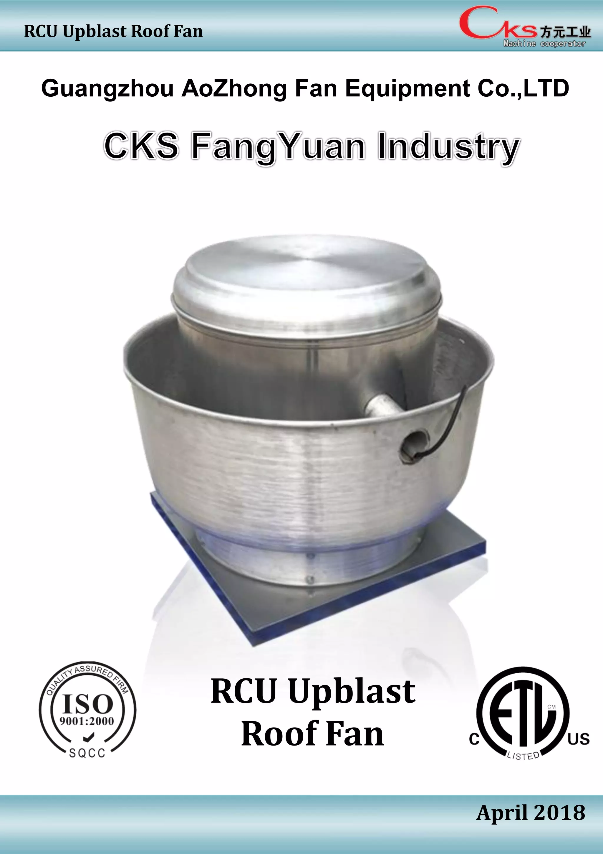 upblast roof fan | PDF