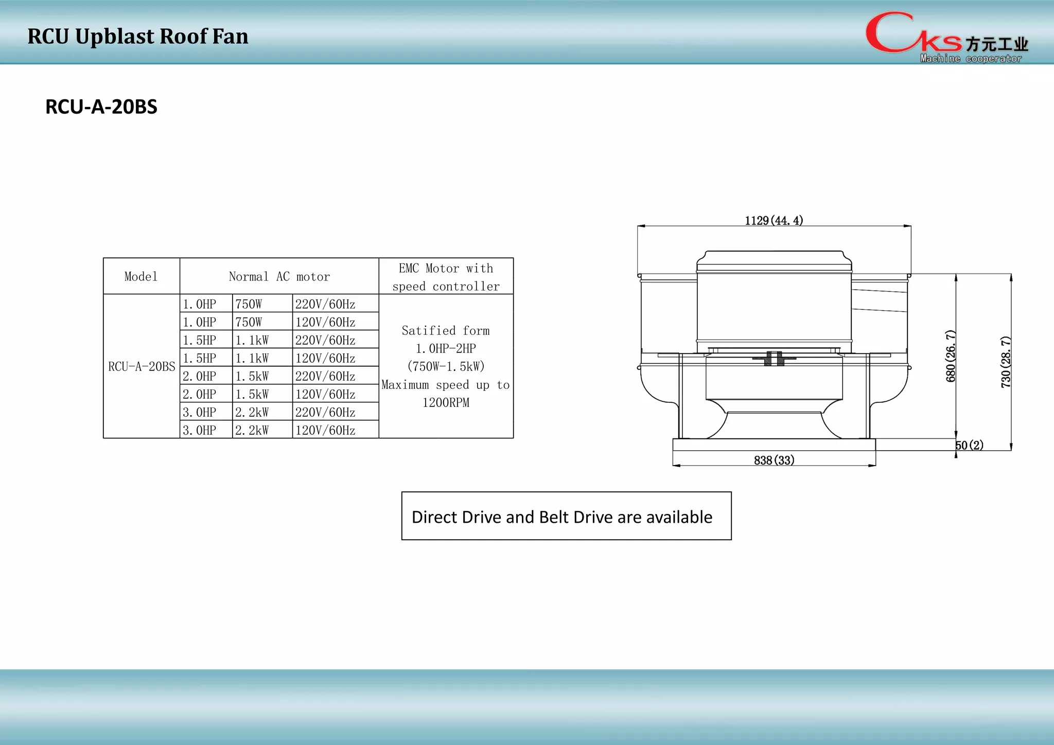 upblast roof fan | PDF