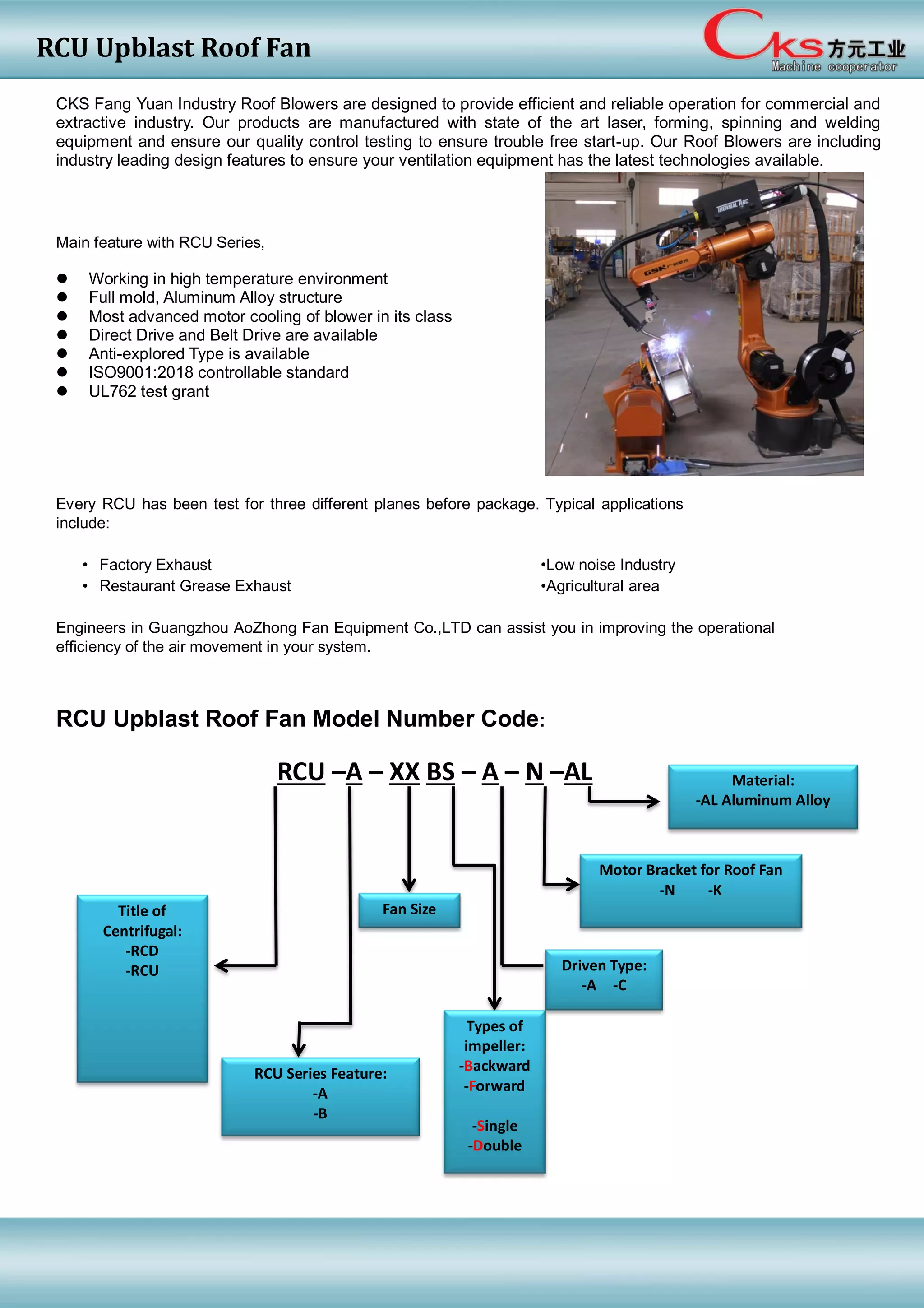 upblast roof fan | PDF