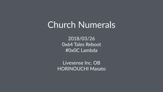 Church Numerals | PDF
