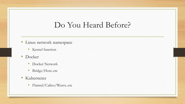 Writing the Container Network Interface(CNI) plugin in golang | PPT